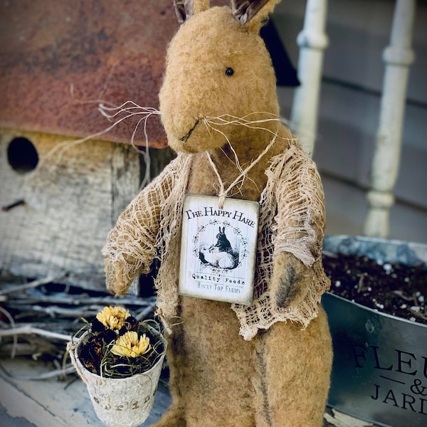 Stand up Rabbit Pattern - DIGITAL PDF Pattern by Dru Ann of Cinnamon ...