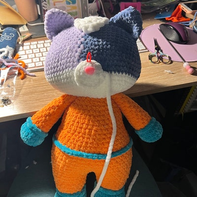 Super Kitty Crochet Pattern, Amigurumi PDF Instructions in English 4 ...