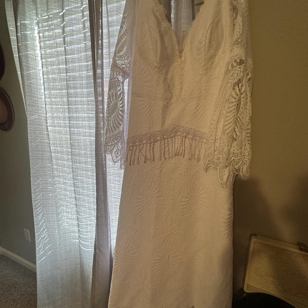 Elegant Boho Beach Tulle Wedding Dress With Spaghetti Straps, Appliques ...