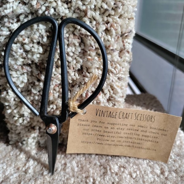Vintage Finish Black Notion Scissors / Sharp Scissors / Bonsai Scissors ...