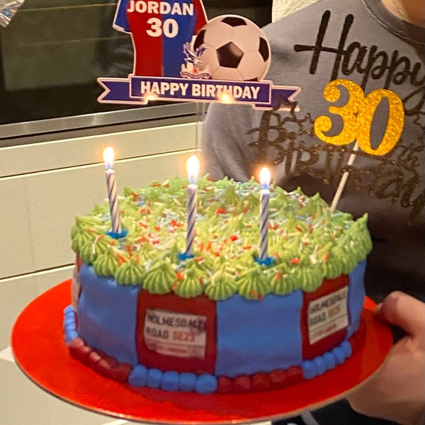 Tottenham Hotspur Inspired Cake Topper - Etsy