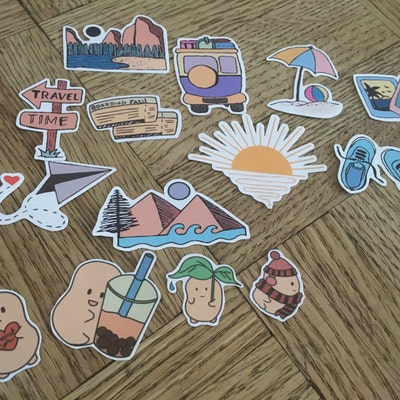 18 Pcs Fall Themed Sticker Pack/ Autumn/ Seasonal Sticker/ Planner ...