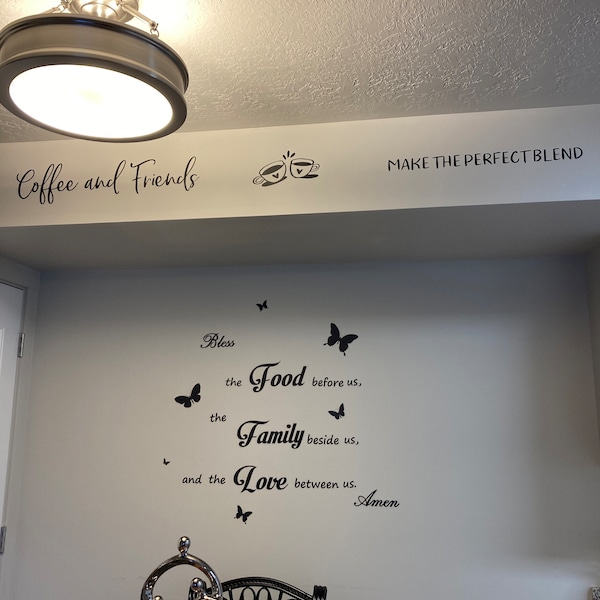 Coffee Wall Decal - Coffee Vinyl Wall Decal - Coffee Decal- Coffee ...