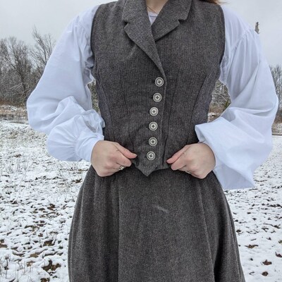 1890s Split Riding Skirt Sewing Pattern Victorian Cycling - Etsy