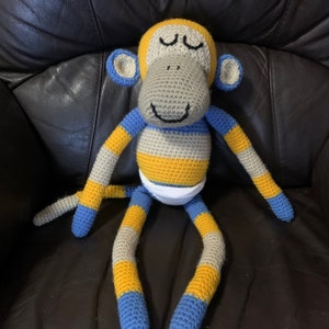 Mr Monkeyjocks Inspired Crochet Pattern PATTERN ONLY Not the Stuffed ...