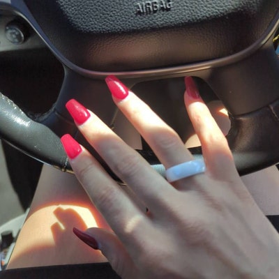 Tire Tread Ring Black Wedding Band Tire Ring 9mm Engagement - Etsy