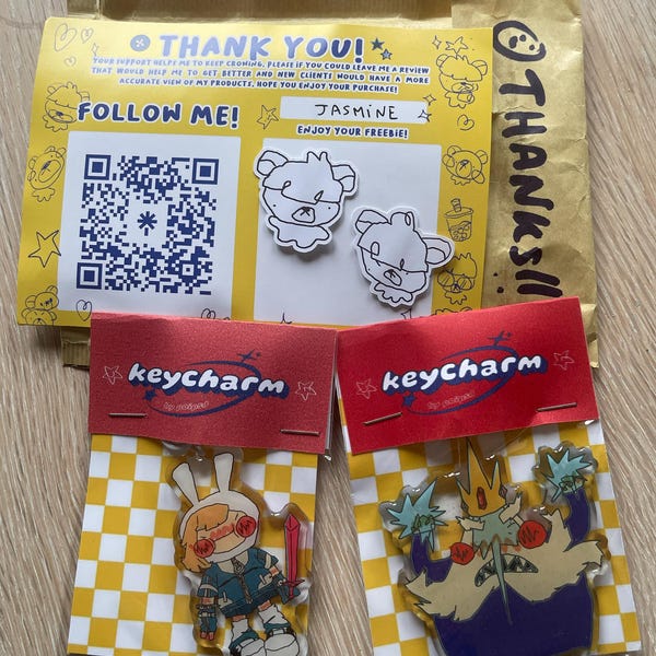 Adventure Time King Ice Keycharm Keychains simon Cute cartoon epoxy ...