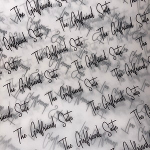 Personalised Vellum Paper, Packing Paper, Branded Packaging Premium ...
