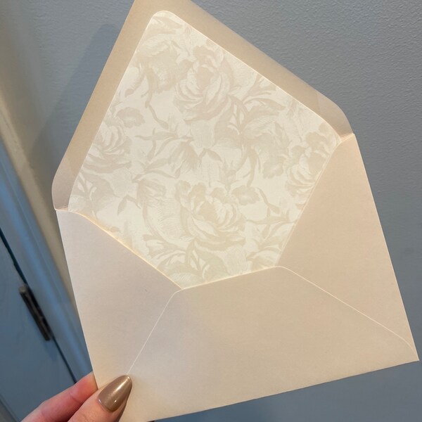Envelope Liner Template Floral Envelope Pattern Bundle Wedding Envelope ...