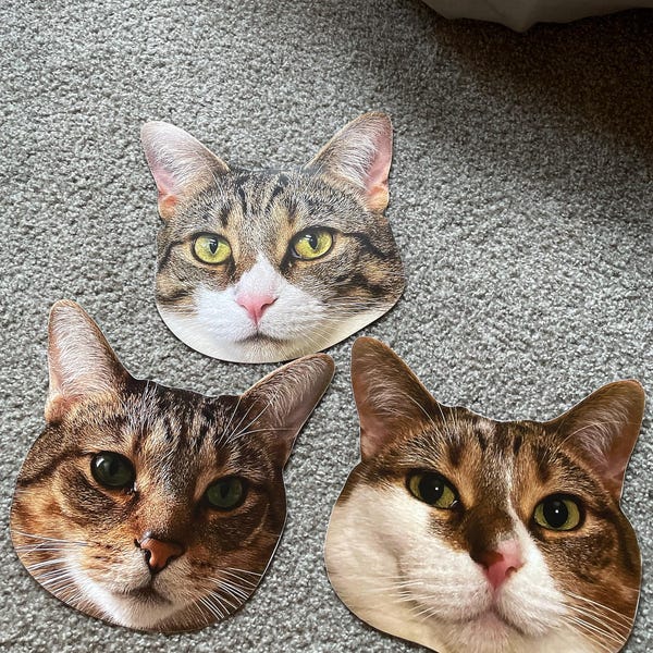 Custom Cat Head Cutouts | Take Your Cat With You Anywhere You Go - Etsy