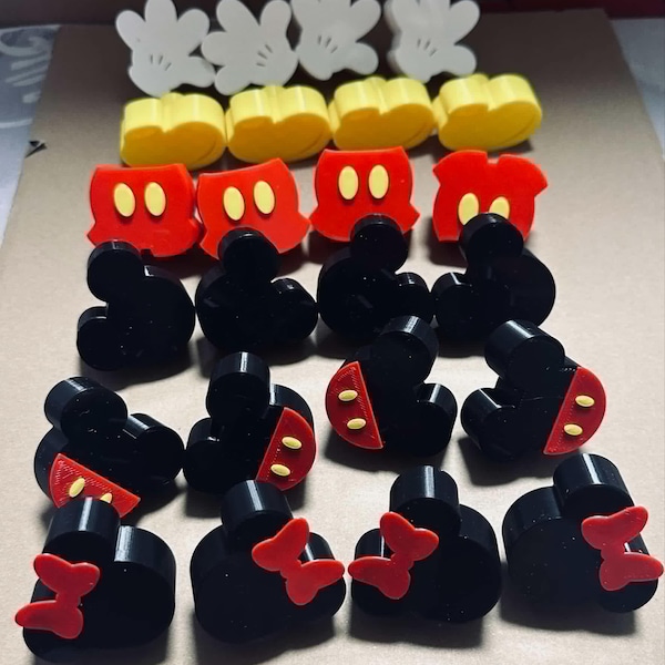 Mickey Mouse and Minnie Mouse Drawer Knobs/handles for Nurseries, Kid's Rooms, Cabinets, and ...