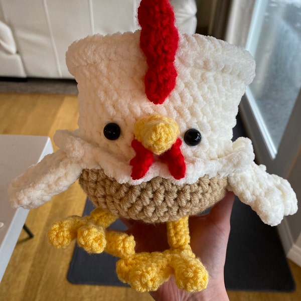 Chicken Chalk Bag Crochet Amigurumi Pattern - Etsy