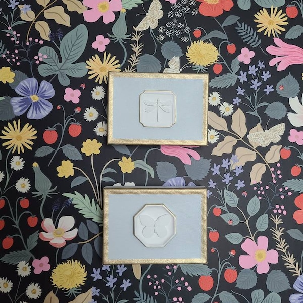 Coastal Intaglio Art on 6X6 or 5X7 Canvas, Coral, Shells or Sand Dollar ...