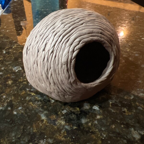 Handcrafted Spanish Clay Aquarium Cave: Eco-friendly Ceramic Fish ...