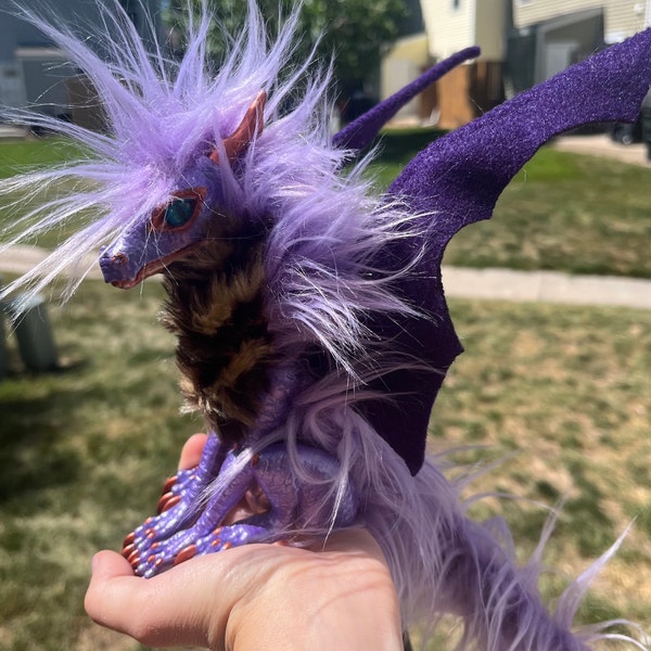 LARGE AVIAN: Raven/crow Woodbaby,handmade Shoulder-sitting Puppet ...