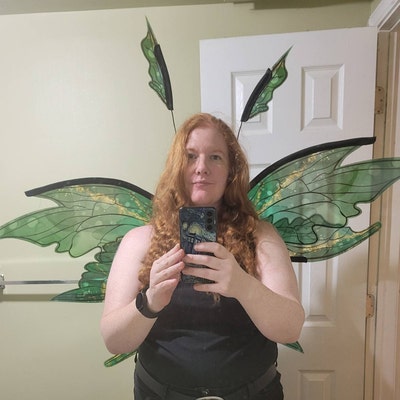 Husk Wings, Black, Red Angel Wings Costume, Hazbin Hotel, Cosplay - Etsy