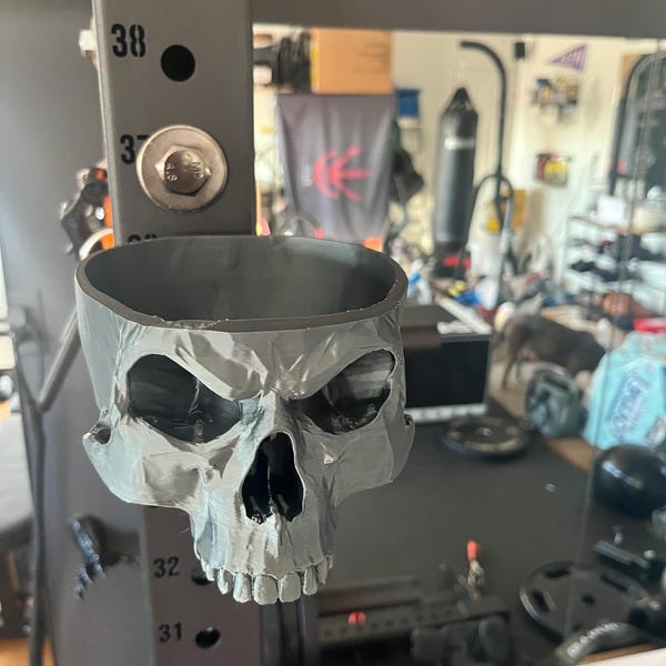 1" Power Rack Knurled Skull Mag Pins - Etsy