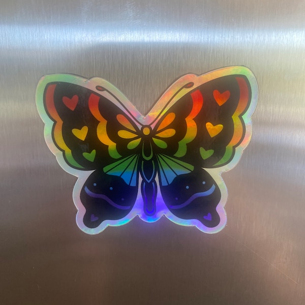 Trinket Enthusiast Cute Illustration Big Heart Sticker - Etsy