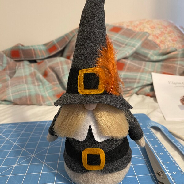 Thanksgiving PILGRIM Gnome PDF Sewing Pattern, Fall Decor, Thanksgiving ...