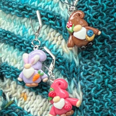 Smores Turtle Kawaii Polymer Clay Charms Stitch Markers - Etsy