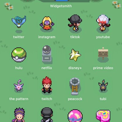 Ios 667 Icons Pokemon Heartgold Soulsilver HGSS iPhone IOS14 App Icons ...