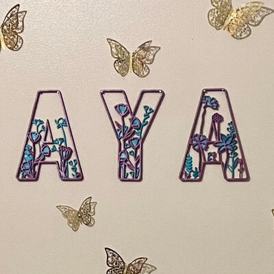 Spider Wall Letters Nursery Wall Sign Spiderweb Themed - Etsy