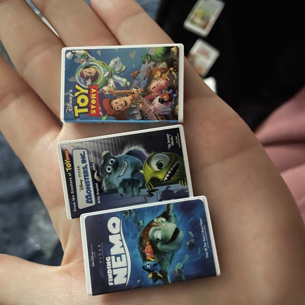 Mini 1:6 VHS (K-Z Titles) Tapes Choose the Movie! Retro Miniatures 80's ...