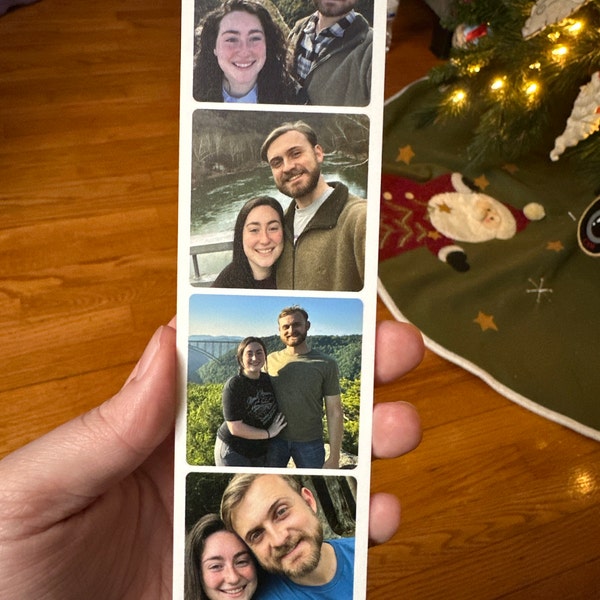 Personalized Photo Strip Magnet: Acrylic Fridge Magnet, Couples Gift ...