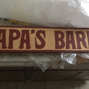Papa's Shop Sign | Etsy