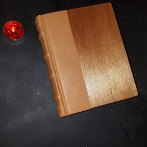 Personalized Custom Hand-engraved Blank Book With Wood - Etsy