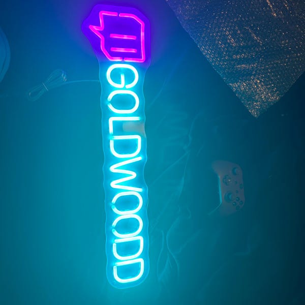 Custom Gamer Username Neon Sign,personalized Game Tag Neon,custom Game ...