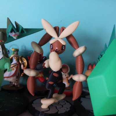 Custom Pokemon Figure 3D Printed Regular and Shiny Collectible Pokemon ...