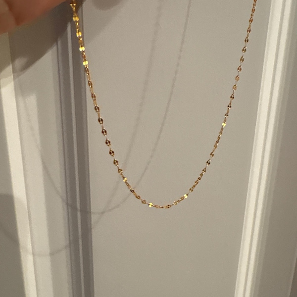 Dainty Mirror Chain Necklace by Caitlyn Minimalist • Minimalist ...