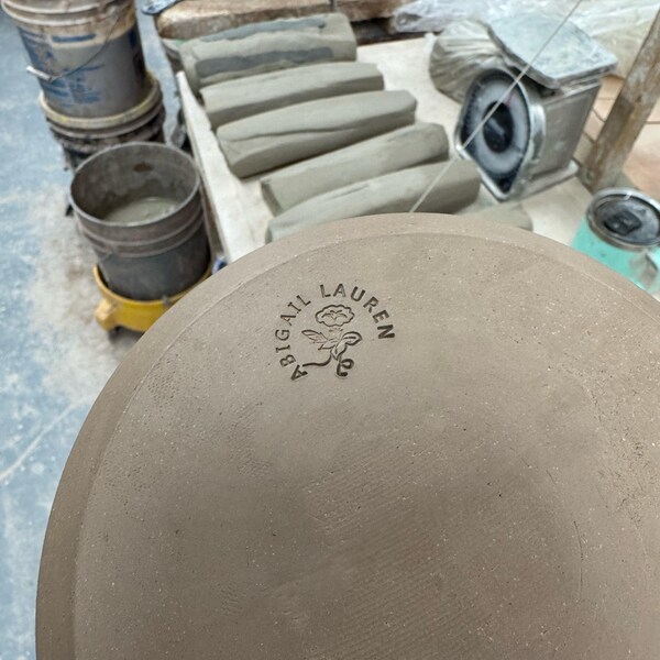 Ceramic Signature Stamp Logo,12mm Thick Brass Pottery Stamp,custom ...