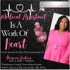 Editable Medical Assistant Flyer, MA Grad, Canva, Graduation Invitation ...