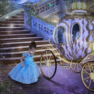 Cinderella Digital Backdrop , Fairytale Inspired , Princess Digital ...