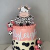 Cow Monogram SVG, Baby Cow SVG, Cute Cow Cut File, Split Monogram SVG ...