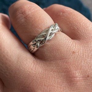 Ladies Five Band Puzzle Ring 5Q in Sterling Silver or Gold - Etsy