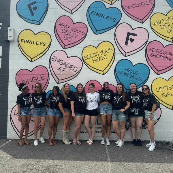 Getting Hitched Shirt, Gettin' Rowdy Nashville Bachelorette Party ...