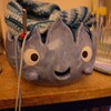 Pre-order Cute Handmade Fire Demon Ceramic Yarn Bowl,pottery Knitting ...