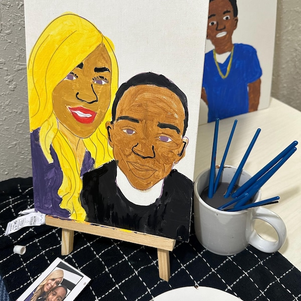 Pre Drawn Canvas | Paint Party Canvas | Girls Night Out | Sip & Paint ...