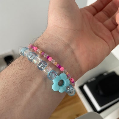 Billie Eilish Singer Inspired Handmade Beaded Bracelets Neon - Etsy UK