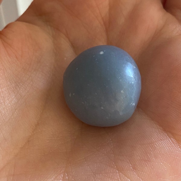 Tumbled Angelite, Ethically Sourced Angelite Tumble Healing Crystal ...