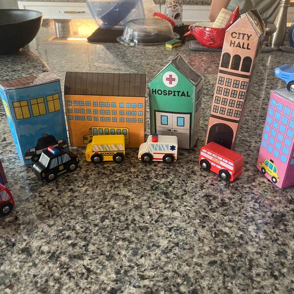 Printable Paper City Building for Making Your Own Town - Etsy