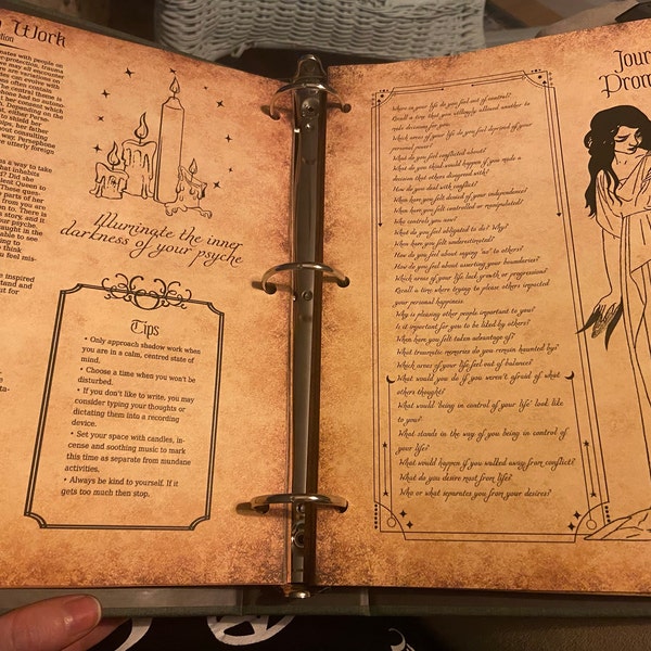 Persephone Printable Pages - Persephone Book of Shadows Pages - Shadow ...