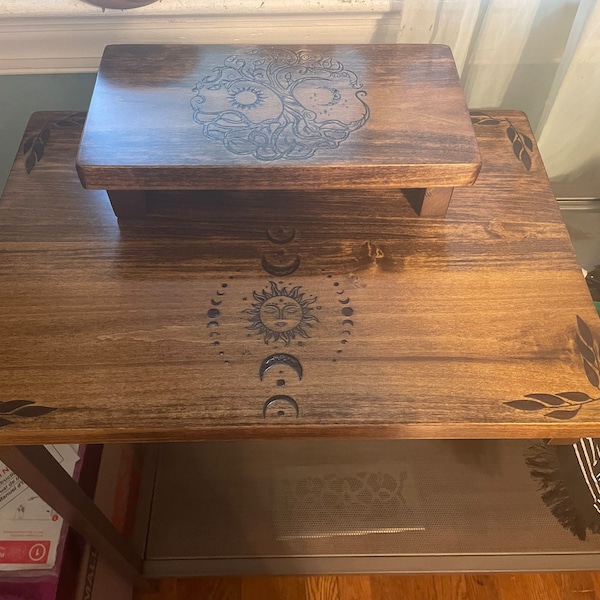 2 - Tiered Altar / Meditation / Tabletop Altar - Etsy