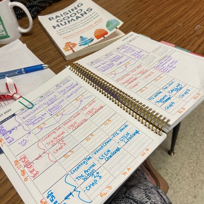 2023 2024 TEACHER PLANNER VERTICAL 7x9 2023-2024 Teacher - Etsy Canada