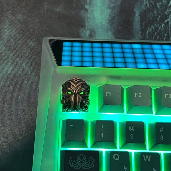 The Great Old One - Cthulhu Solid Bronze Metal Premium Keycap Artisan ...