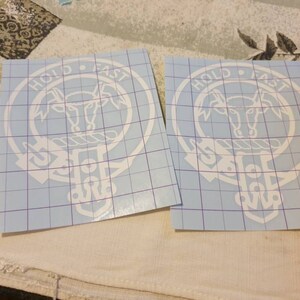 Clan Decals Maceachern Carmichael Mackintosh Macnaughton | Etsy