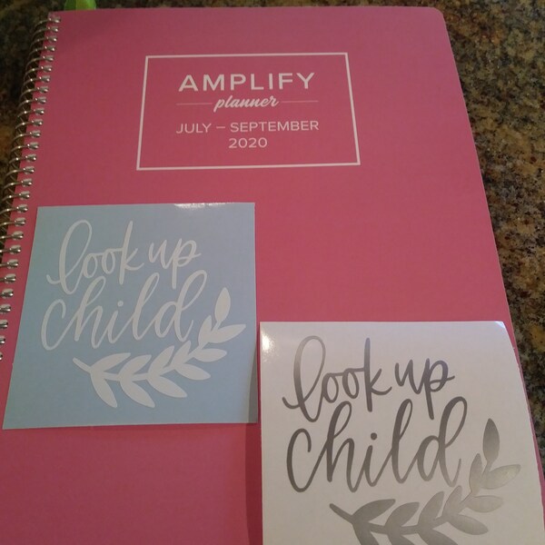 Look up Child - Durable Hand-lettered Vinyl Sticker Decal for Laptop ...
